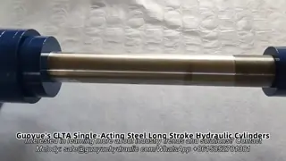 China CLTA Single-Acting Steel Long Stroke Line Return Hydraulic Cylinders for sale