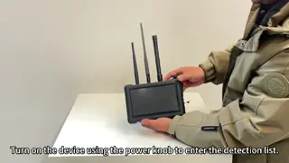 China Customizable FPV Drone Spectrum Detector Real Time Portable Fpv Detector for sale