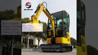 China R327 Towable Excavator Chinese Mini Excavator Ditching Escavatore Custom Escavatore for sale