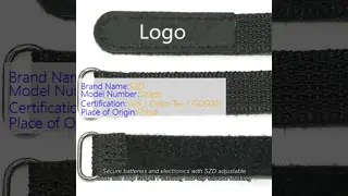 Adjustable Hook And Loop Straps With Non Slip Silicone Backing For Tight Secure Battery Mounting And Electronics Protection