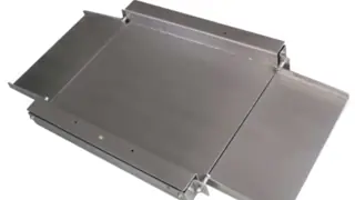China Hinged To Close Open Lift Deck Floor Waterproof Washdown Scale 500kg - 2T Capacity for sale