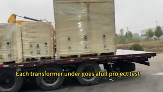 Loading and shipping of oil immersed transformers