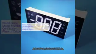 Ultra Bright Red 3 Digit 7 Segment LED Display Common Cathode for Refrigeration Control Panel