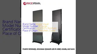 IP Series – Versatile 640x1920mm Indoor LED Poster With High Refresh Rate & Wireless Control