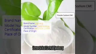 China White to Cream Powder CMC Food Additive - Carboxymethylcellulose Food Grade Stabilizer Emulsifier Thickener with Total Plate Count ≤500 Cfu/g for sale