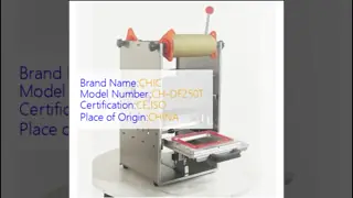 Fast Food Tray Sealer Machine