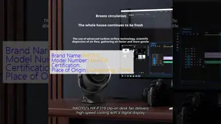 China Clip On Portable Desk Fan With 1800mAh Battery Multi Use Desktop Cooling Fan for sale