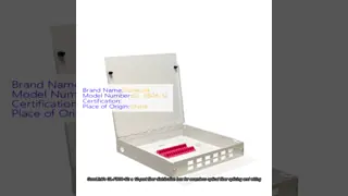 China 12 Port Optical Fiber Distribution Box LC/SC 12 Core Metal Enclosure 140×210×40mm FTTx Network for sale