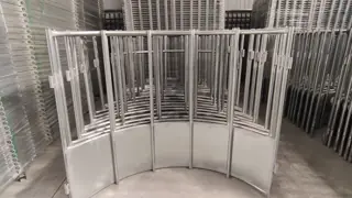 China Height 1m Galvanized Hay Feeder Metal Hay Feeder For Goats for sale