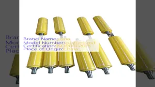 Wear Resistant Polyurethane PU Coated Roller with 90 A Shore Hardness for Heavy Duty Industrial Applications