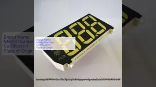 Ultra White Triple Digit LED Display for Refrigerators