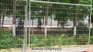 China Welded Construction Fence Panels 1.8x2.4m Temporary Security Fence Panels for sale