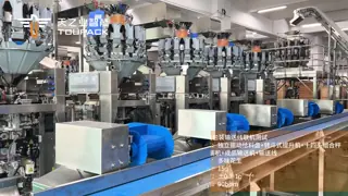 Fully automatic nut and peanut sachet packaging line (15 sets)