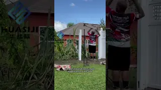 China Virgin Material PVC Privacy Fence White Vinyl Outdoor Backyard Garden Fence for sale