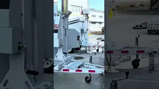 Outdoor Light Tower CCTV Camera Surveillance Tower Foldable Design Trailer Solar Lighting Towers