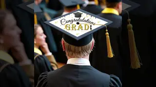 Sublimation graduation cap