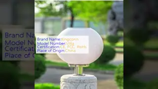 China Solar column head Light Outdoor Waterproof for Park Community Wall Villa Courtyard Gate Spherical Column lamp for sale