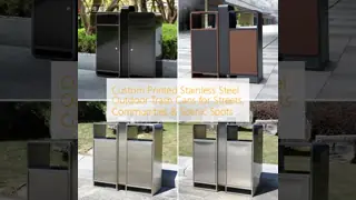 Heavy Duty Stainless Steel Trash Can