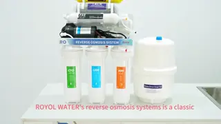 Undersink 75GPD RO Systems Water Purifier With DIY Filter Cartridges for Home Use