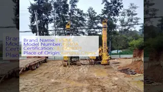 Rotary Piling Rig Max 12m Depth 1200mm Diameter
