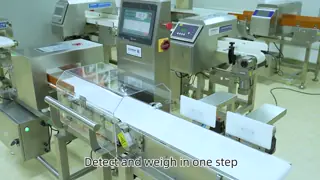 Combo Metal Detector And Checkweigher