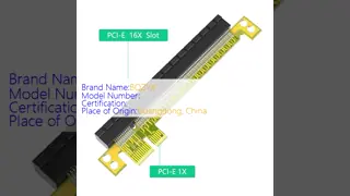 PCI-E 16X to 1X Riser Card Upgrade PC