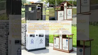 Custom Steel Outdoor Bins