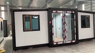 China 20FT Foldable 20ft Container with Thermal Insulation Sound Insulation and Fully Galvanized Main Frame for Camping Home Hotel Resort for sale