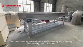 Vibrating screen