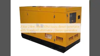 20kw 24kw 30kw Isuzu Diesel Generator Stamford