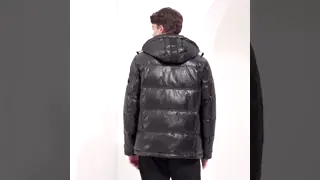 View Outside Man Winter Coat Classic Style Stylish Winter Jackets Men'S Waterproof Daily Wear Demo