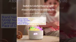 China Cloud Design Essential Oil Ultrasonic Air Humidifier 320ml With Colorful Night Light for sale