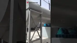 NPK Compound Fertilizer Coating Machine For Fertilizer Production Line