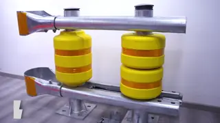 W Beam Highway Guardrail Safety Barrier