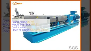 China Center Dia 35.8mm Twin Screw Plastic Extruder , 500 - 700kg / H Waste Plastic Extruder for sale