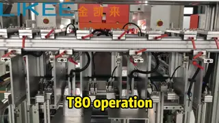 Aluminum foil container making machine