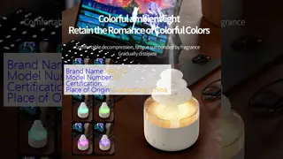 Cloud Humidifier White oise Glow LED Aroma