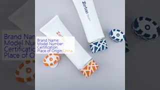 China 40mm Oval Sunscreen Container 70ml-180ml with Two-Color Nest Design Center-Dispensing Cap for Cosmetics for sale