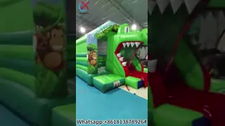 Dino Bounce House Slide Kids Party Fun
