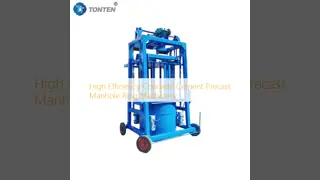 Concrete Manhole Ring Machine High Efficiency