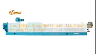 China Carbon Black Plastic Film Extruder , Masterbatch Extrusion Line Machine for sale