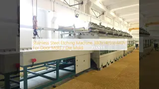 Etch Door Molds Fast Stainless Steel Etching Machine