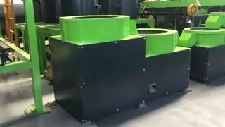 Organic fertilizer granules polishing machine