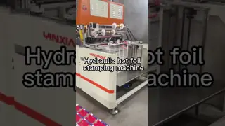 Hydraulic hot stamping machine hot stamping accuracy
