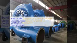 China Francis Turbine Generator with High-strength Steel And Alloys Blade Material and 2000 kW Capacity Featuring Automatic Control System for sale