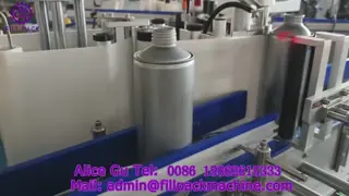 2127 M4 Automatic Straight-Line Labeling Machine for Aerosol Cans with Self-Adhesive Labels