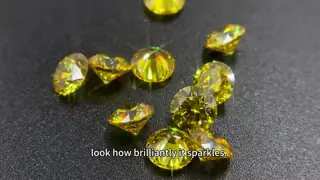 Yellow Loose Diamond For Jewelry