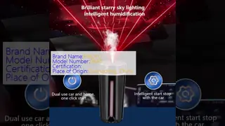 Portable Ultrasonic Diffuser 7 Colors LED Home Car