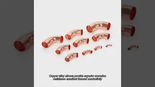 China Metal Butt Weld Elbow Copper Nickel Alloy PIpe Fittings Tee For Air Conditioner for sale