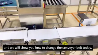 China Weighing Packing 0.1g Accuracy Reject Function Conveyor belt Checkweigher weighting machine for sale